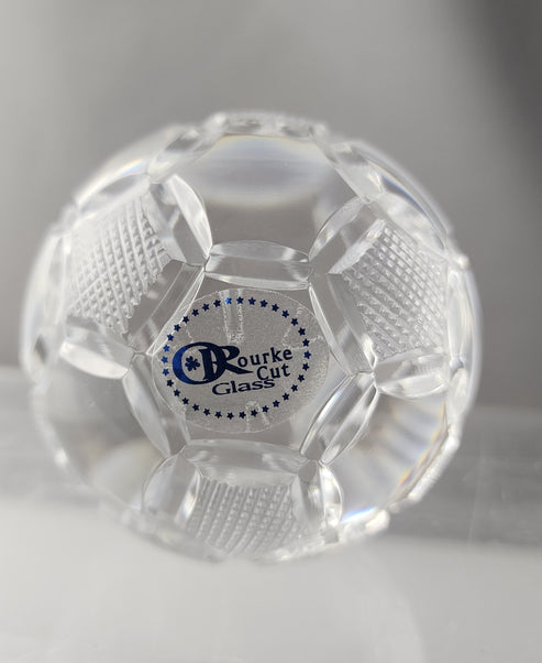 Crystal soccer ball – O'Rourke Crystal Awards & Gifts