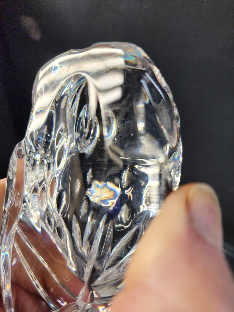 signed-waterford-crystal-frog-paperweight-waterford-frog-waterford ...
