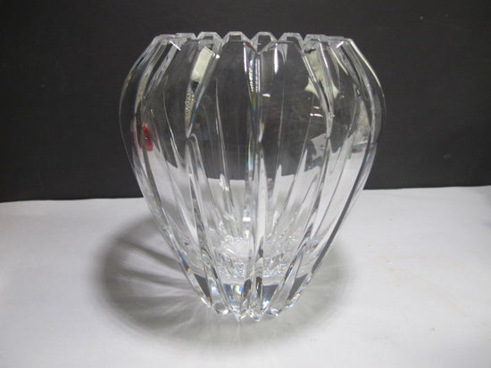 Cut glass heavy flower vase – O'Rourke Crystal Awards & Gifts